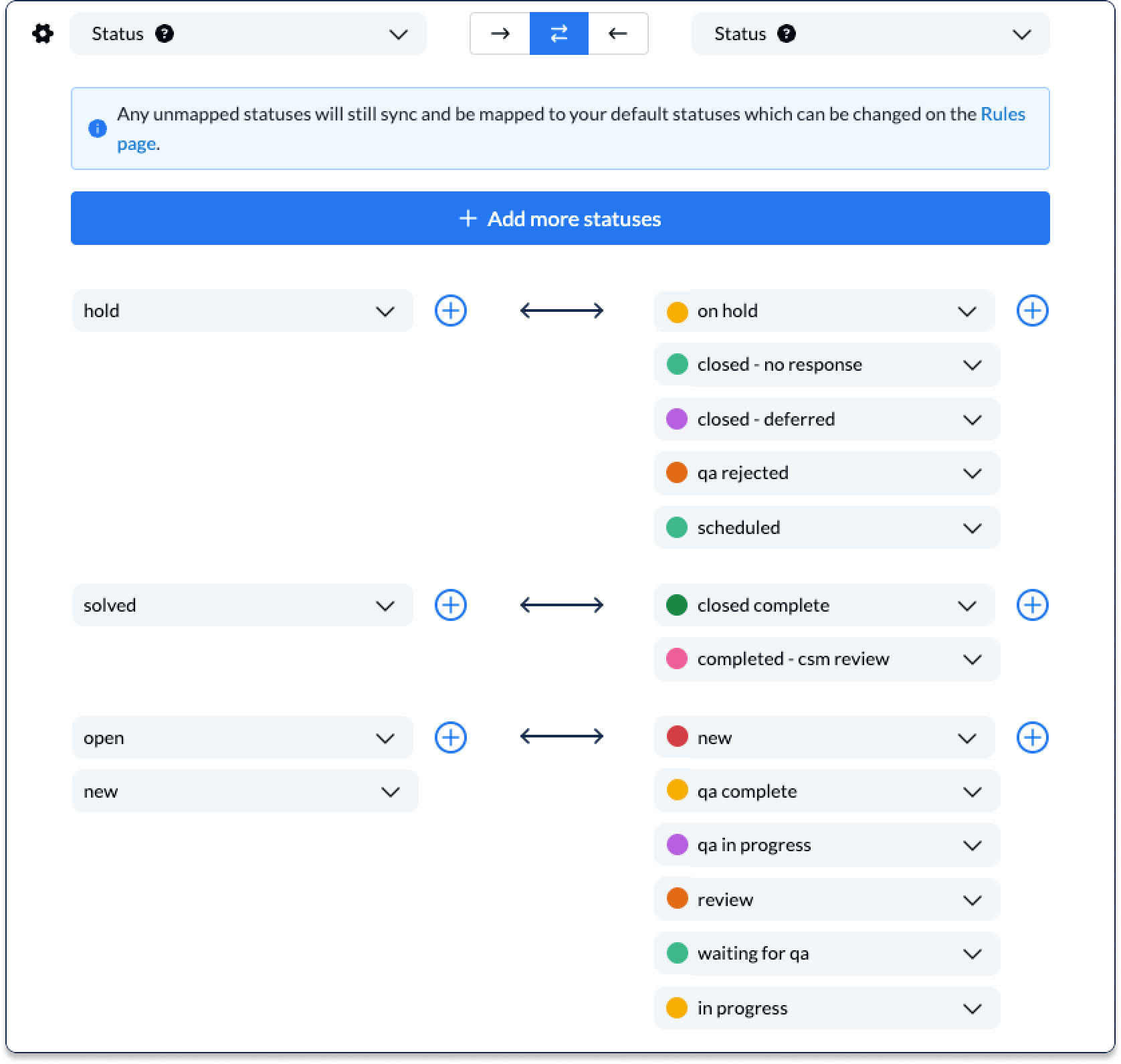 How to Sync Status Fields or Sections in Unito